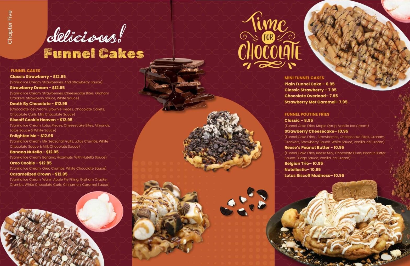 Crumbs & Cream Menu: Delectable Treats, Cakes, Waffles, etc.,